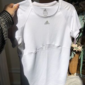 adidas | Tops | Adidas Mesh Panel Workout Tshirt | Poshmark